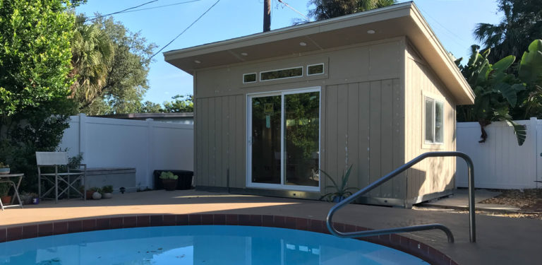 Poolside Office Shed - Jasongraphix