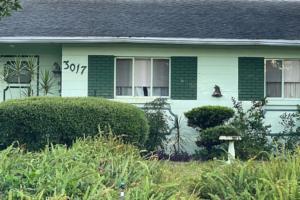 Mid-Century Masonry Faux Shutter Accents - Jasongraphix